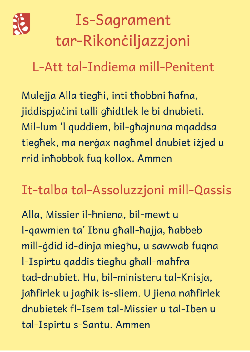 A Guide to the Sacrament of Reconciliation (Confession) – Spiritual ...